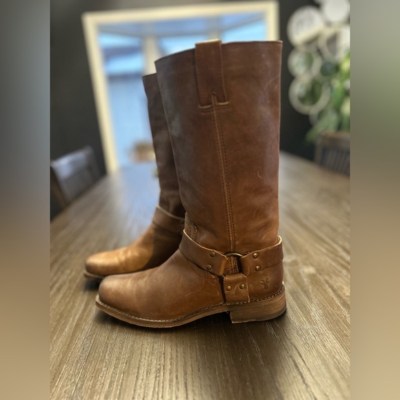 Frye | Shoes | Frye Heat Harness Boots Coastal Girl Rodeo Farm Barn ...